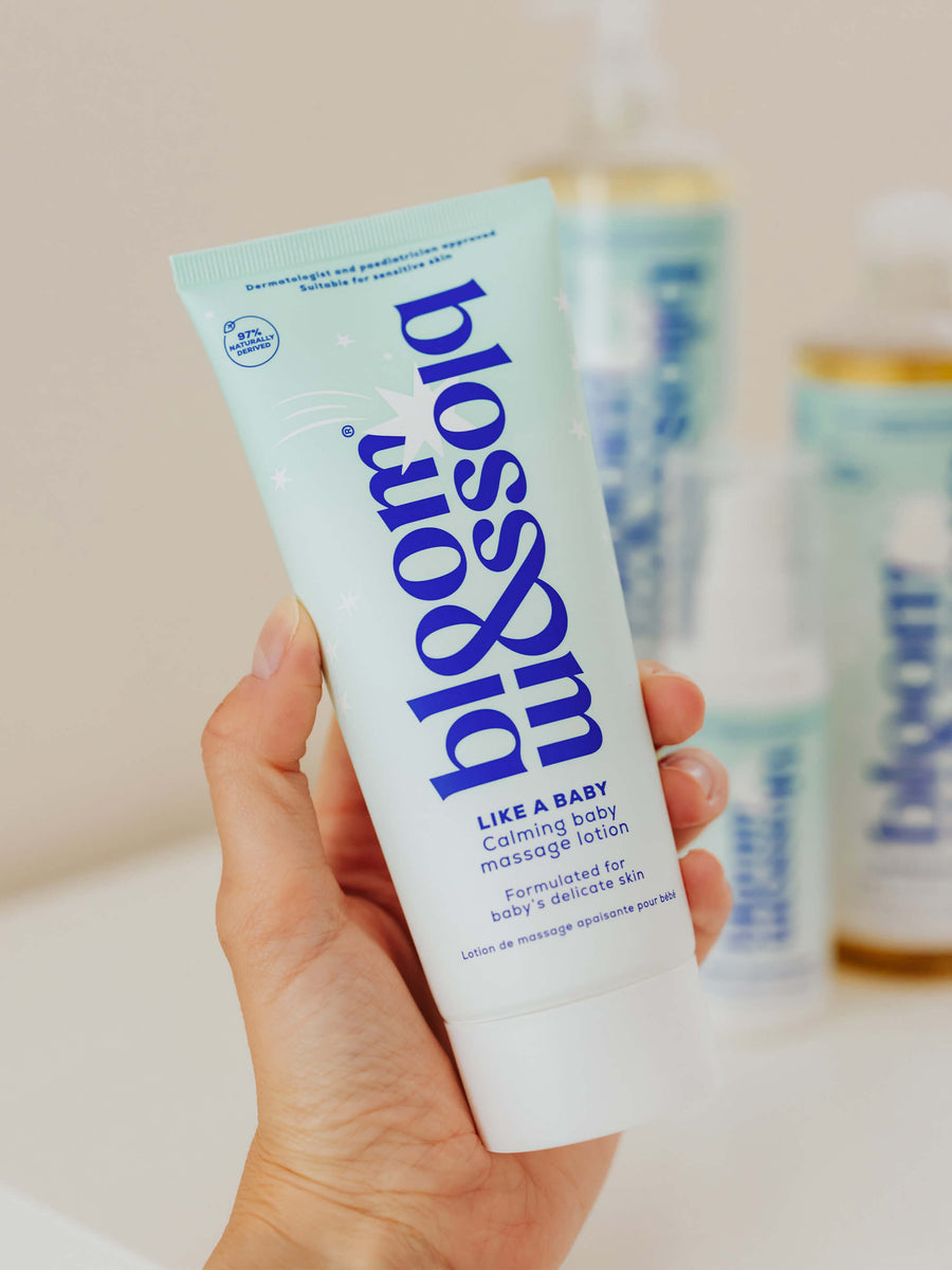 Calming baby massage lotion, Like a Baby | Bloom and Blossom