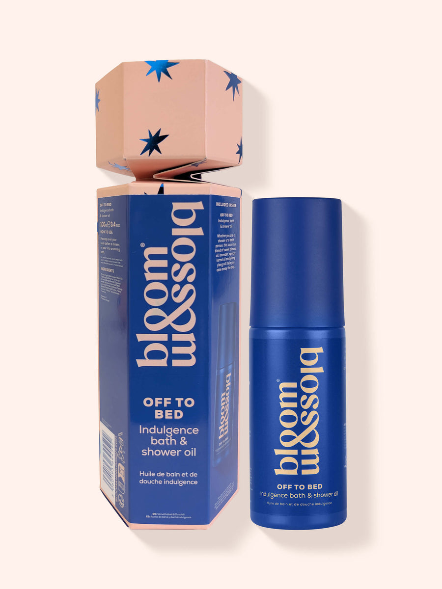 Off To Bed, Indulgence bath & shower oil cracker – Bloom and Blossom